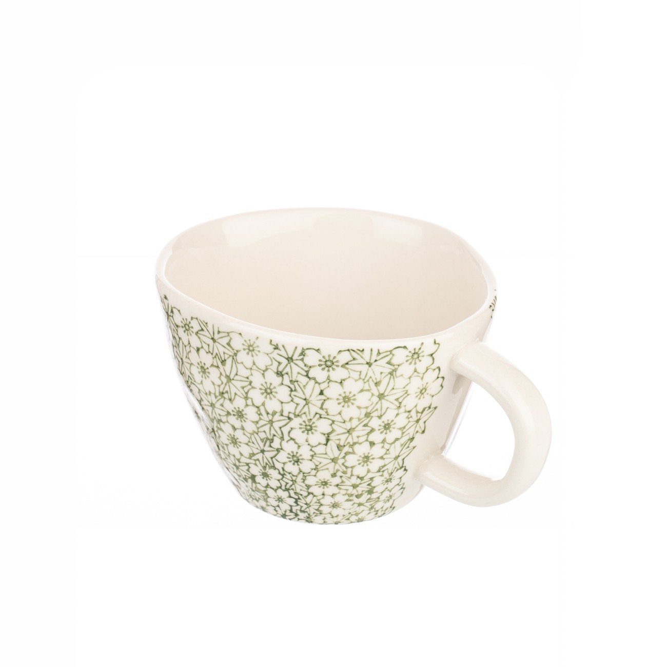 Siip Green Floral Mug 4