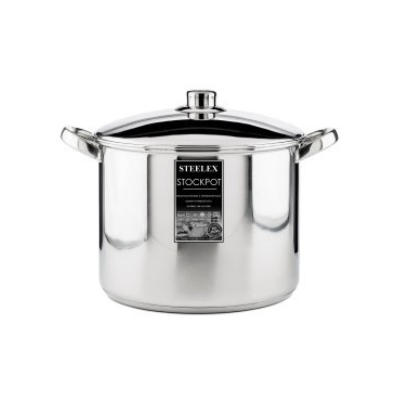 Steelex Stainless Steel Stockpot 30cm