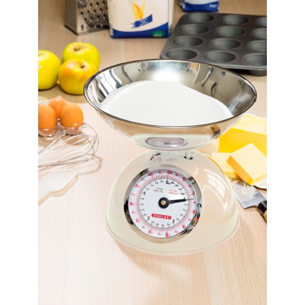 Steelex Cream Metal Kitchen Scales