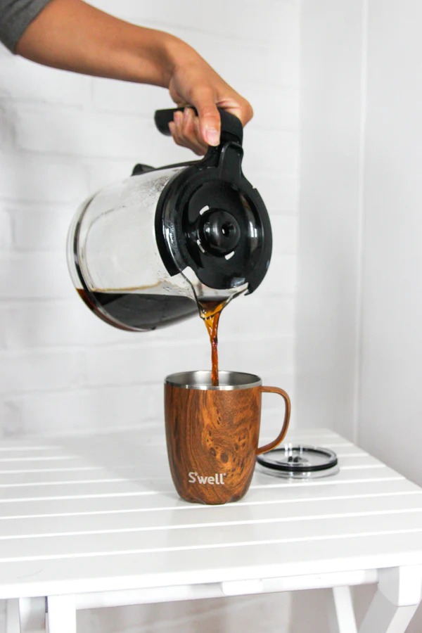 S'well Teakwood Mug With Handle 350ml