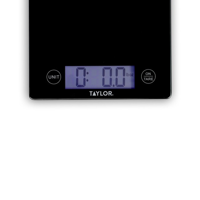 Taylor Digital Dual Glass Kitchen Scale Black 5KG