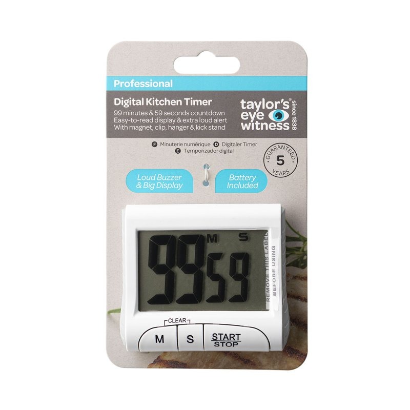 Taylor's Eye Witness Professional Digital Kitchen Timer