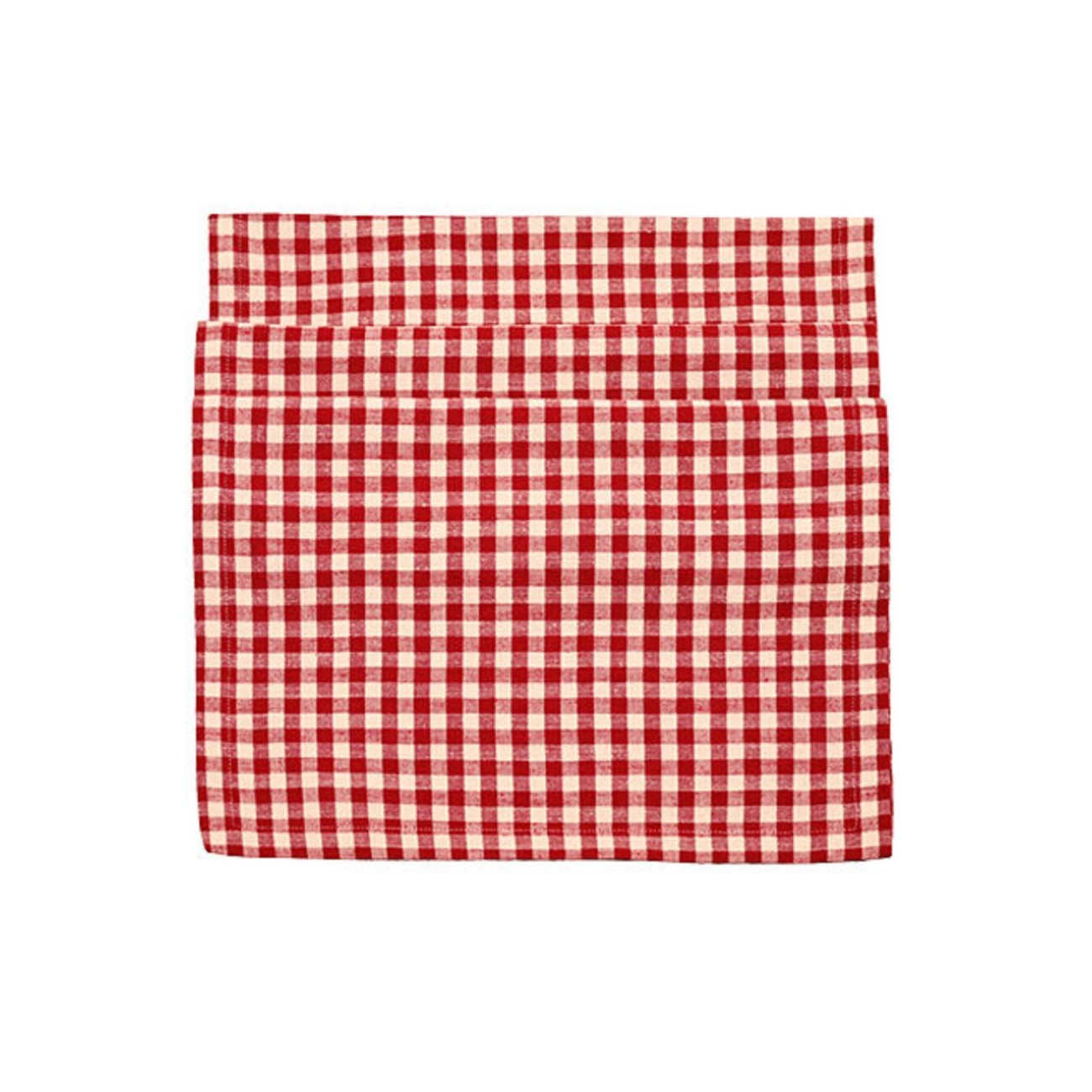 Walton & Co Red Gingham Runner 40x180cm