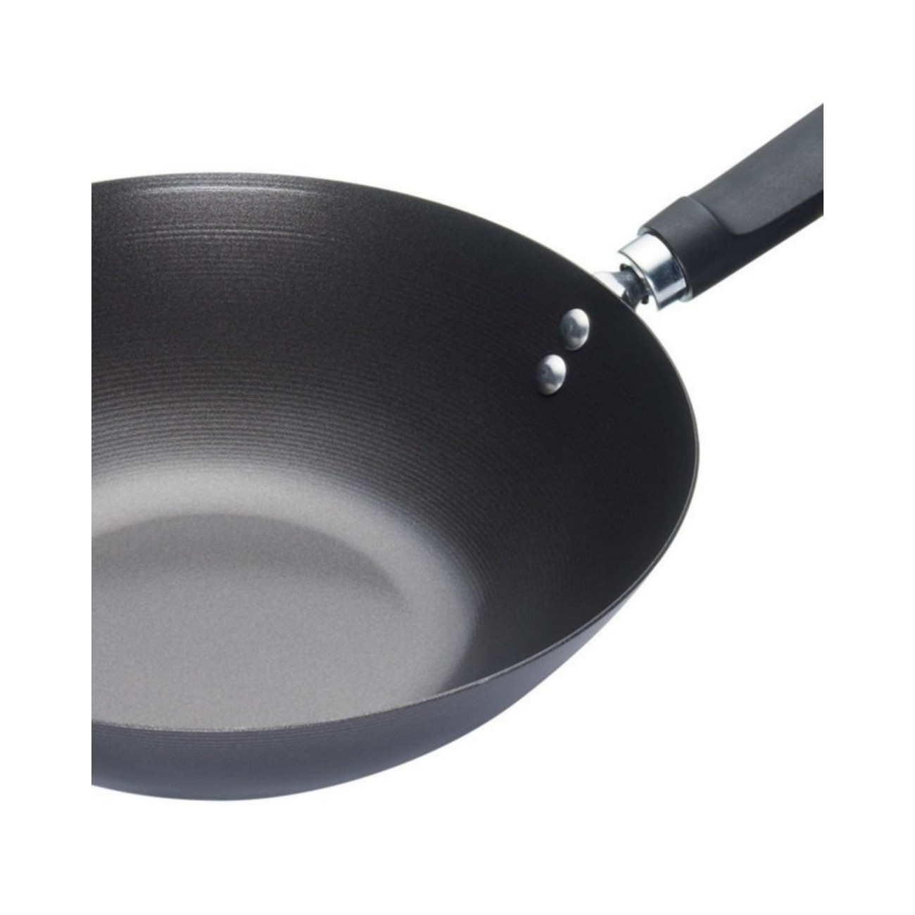 World of Flavours Oriental Carbon Steel Non-Stick Wok 30cm