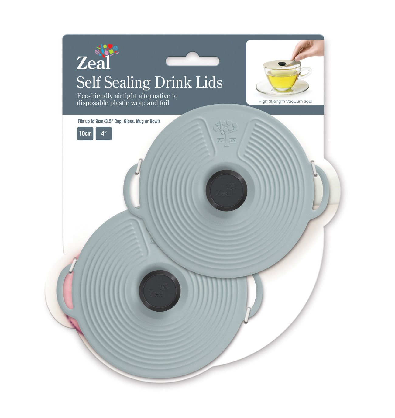 Zeal Silicone Self Sealing Lid 15cm Assorted Colours