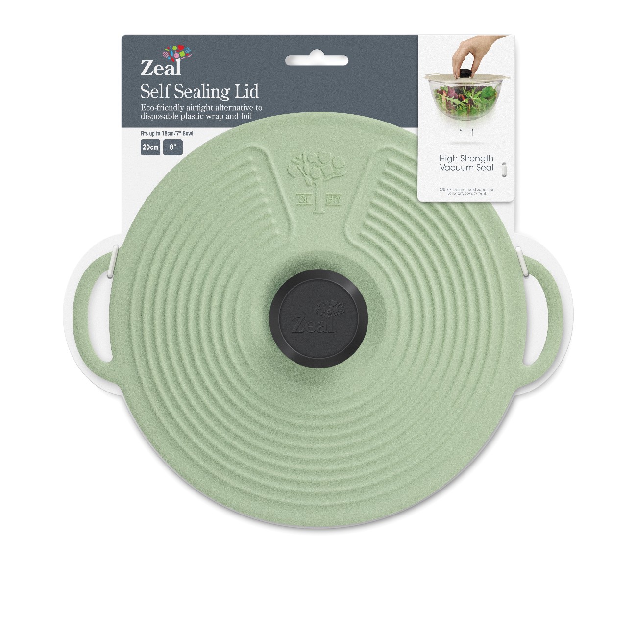 Zeal Silicone Self Sealing Lid 15cm Assorted Colours